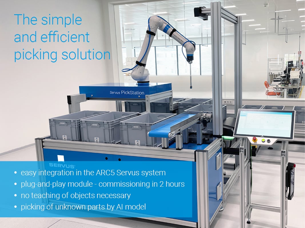 Servus PickStation: easy and efficient picking